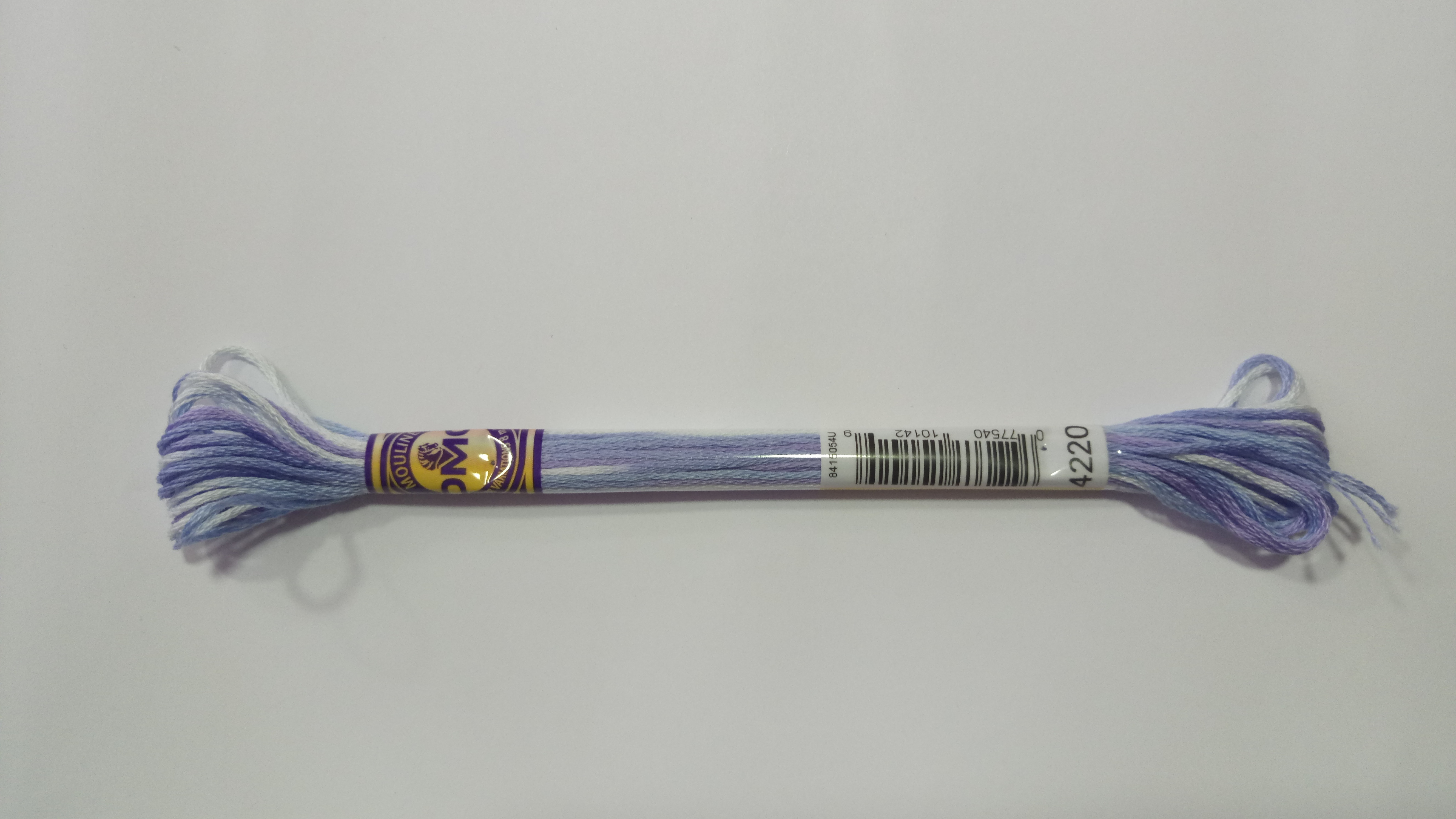 Coton Floche mouliné spécial DMC® 25 dégradé bleu-violet 4220