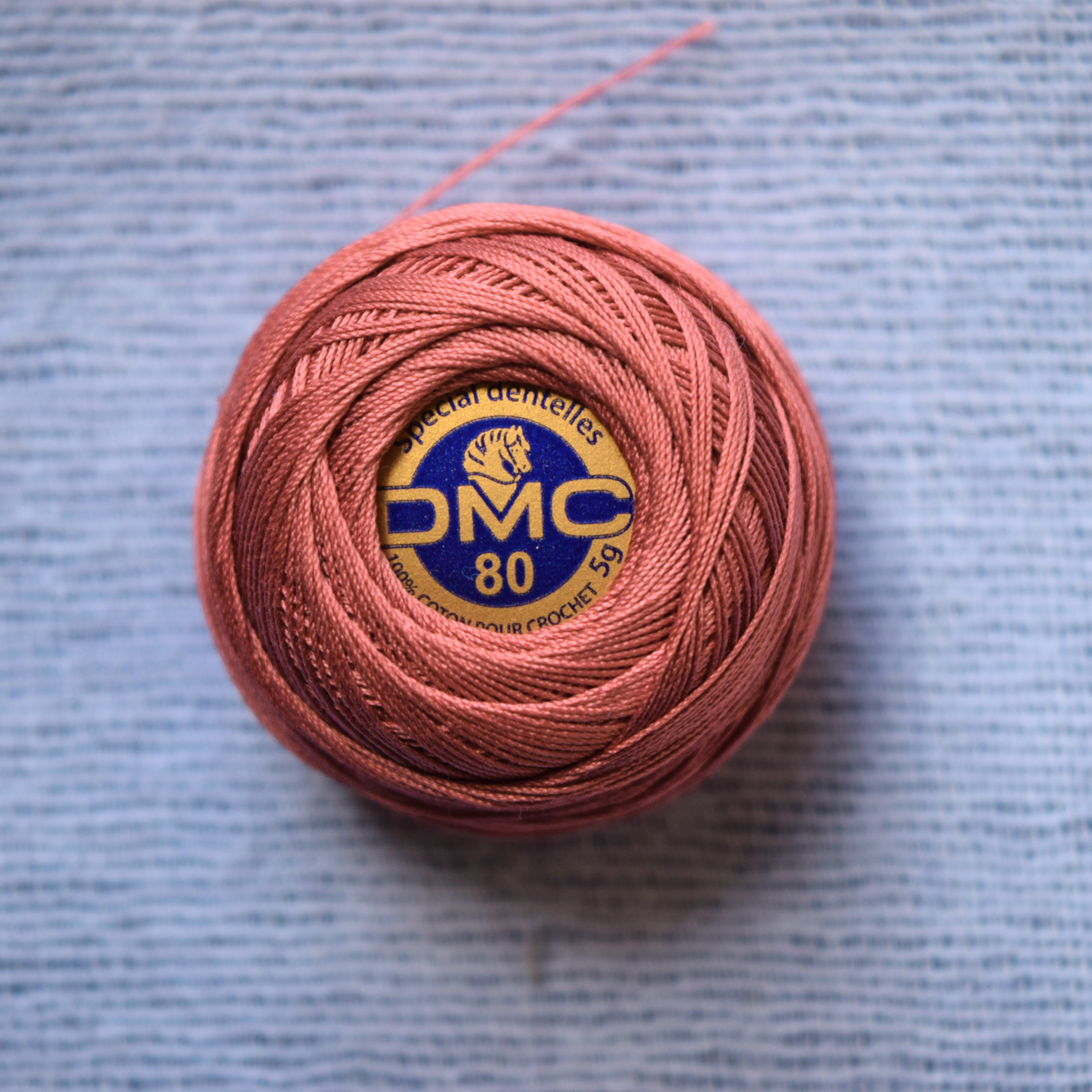 Coton spécial dentelle DMC® 80 rose 223